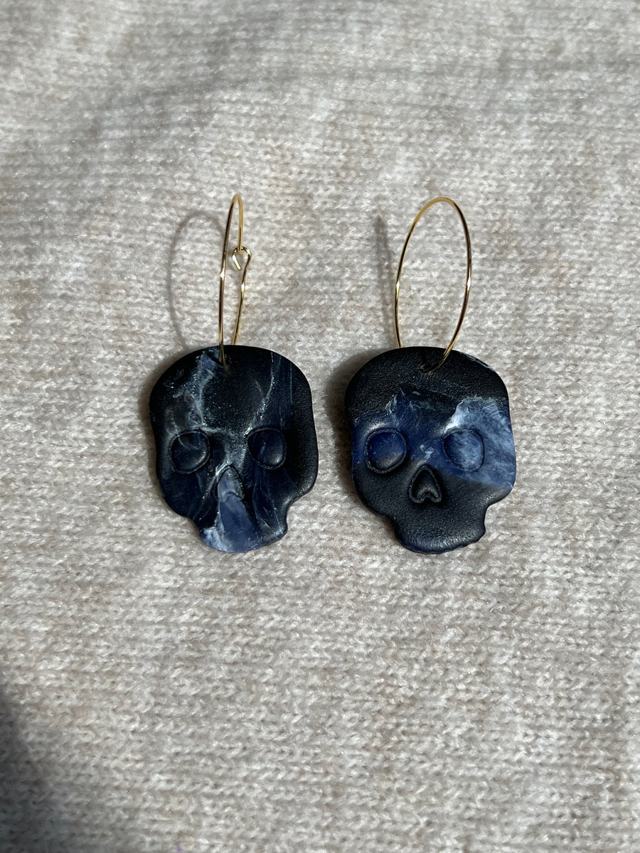 Skull hoops – Olivia Lauren